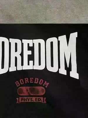 BOREDOM KILLS Boxer Cut-off Sweater