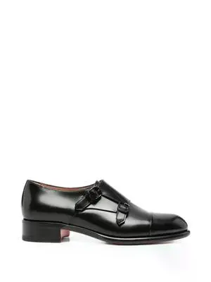 Santoni Ira Double Monk Strap Shoes