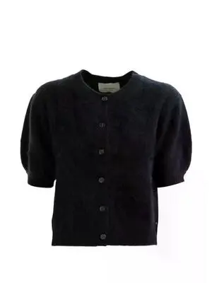 LISA YANG Brushed Cardigan - Black