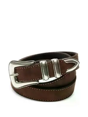 Nudie Jeans Western Suede Belt - Brown