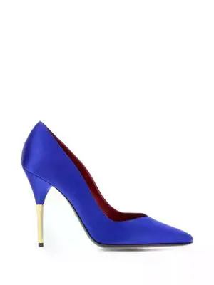 Valentino Garavani Satin Pointed-toe Heeled Pumps