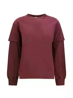 GANNI Double-sleeve Sweatshirt