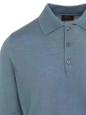 Brioni Button-up Polo Sweater