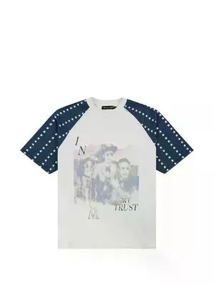 BOREDOM KILLS Graphic-print Star-pattern T-shirt
