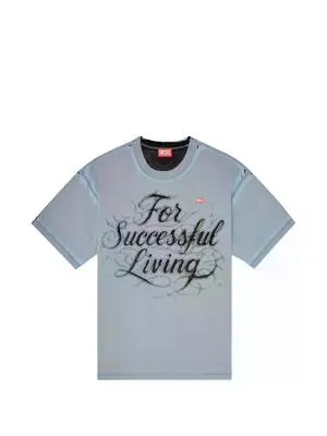 DIESEL® T-shirt With For Successful Living Print