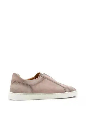 Magnanni Suede Slip-on Sneakers - Neutrals