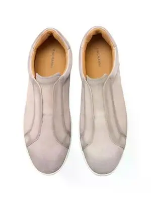 Magnanni Suede Slip-on Sneakers - Neutrals
