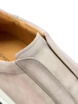 Magnanni Suede Slip-on Sneakers - Neutrals