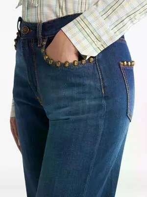 Etro Straight-leg Jeans With Studs