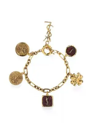 Saint Laurent Cassandre Charm Bracelet
