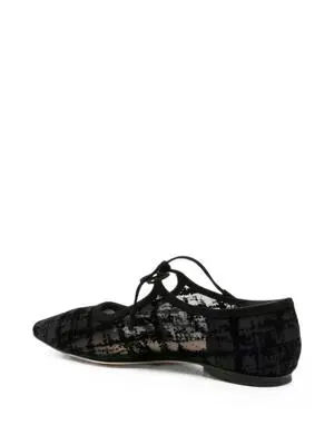 ARTEANA Marcella Flocked Flat Pumps