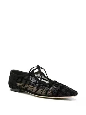 ARTEANA Marcella Flocked Flat Pumps