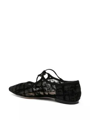 ARTEANA Marcella Flocked Flat Pumps