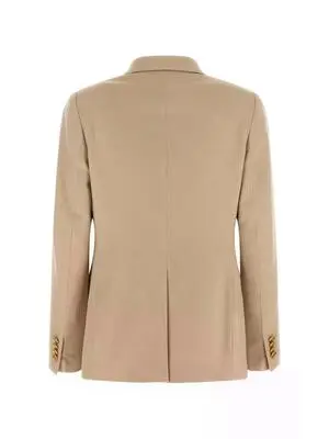 Tagliatore Beige Cashmere Single-breasted Blazer