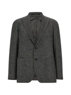Tagliatore Montecarlo Single-breasted Blazer - Grey
