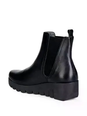Fly London Wedge-sole Elasticated Chelsea Boots