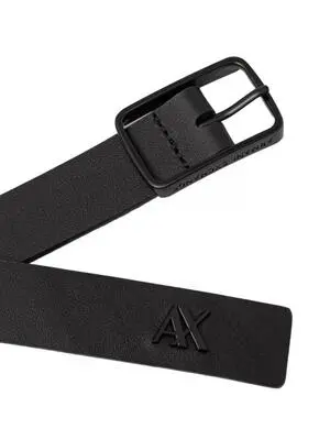 Armani Exchange Logo Plaque Belt