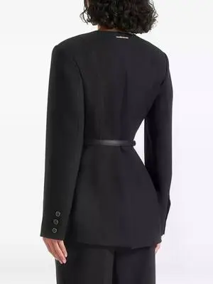 Manière De Voir Alesia In Tailored Belted Kimono Blazer