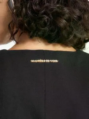Manière De Voir Alesia In Tailored Belted Kimono Blazer