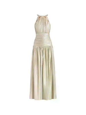 Manière De Voir Maxi Dress - Gold