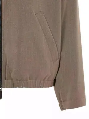 Giorgio Armani Shearling-collar Wool Jacket