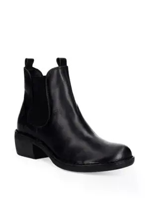 Fly London Elasticated Leather Chelsea Boots