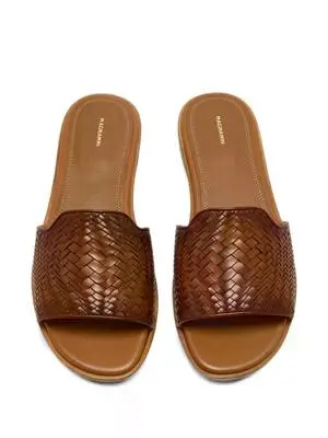 Magnanni Solara Woven Leather Slides