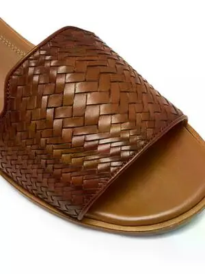 Magnanni Solara Woven Leather Slides