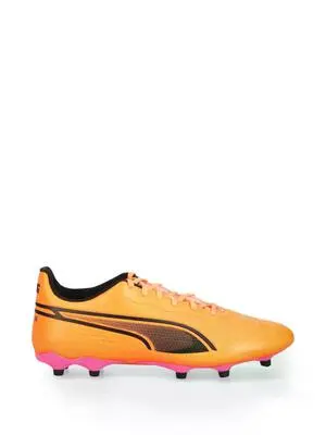 PUMA King Logo Print Sneakers - Orange