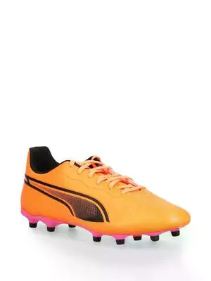 PUMA King Logo Print Sneakers - Orange