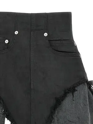 Rick Owens Dirt Cutoffs Mini Shorts