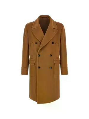 Tagliatore Sherry Double-breasted Coat - Brown