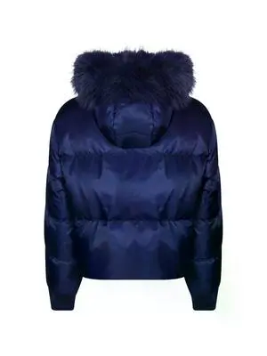 Pinko Faux-fur Trim Puffer Jacket