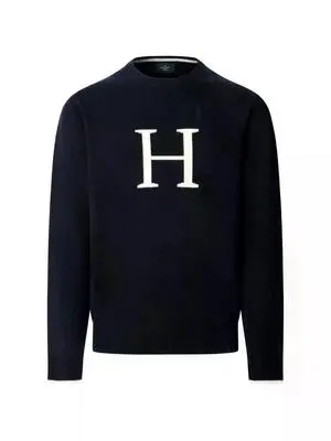 HACKETT LONDON Merino Wool Logo Sweater
