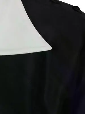 RÓHE Button-shoulder Satin Blouse