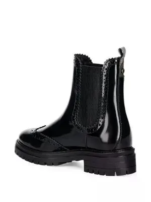 Barbour Fawne Brogue-detail Chelsea Boots