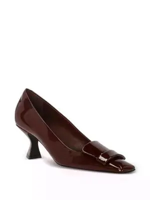SERGIO ROSSI Buckle-detail Square-toe Pumps