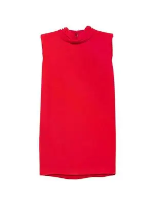 Valentino Garavani Sleeveless Draped Collar Dress