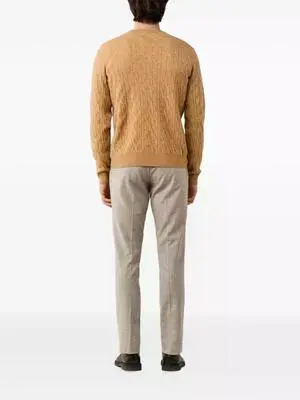 HACKETT LONDON Cable-knit Lambswool Knit