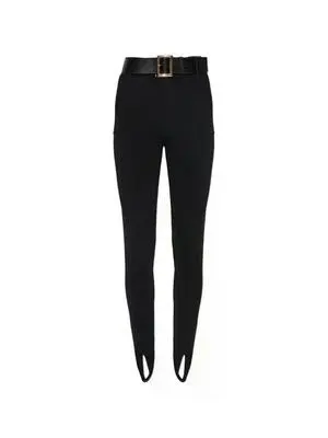 SELF-PORTRAIT Belted Stirrup Leggings