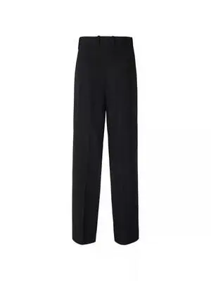 Jacquemus Pleated Herringbone Trousers