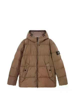 Stone Island 4100037 Crinkle Reps Ny Wind-resistant Down Jacket With Anti-drop