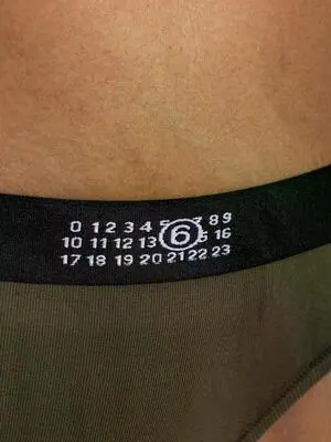 MAISON MARGIELA Logo-print Briefs