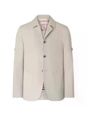 Thom Browne Unconstructed Patch Pocket Sportcoat - Neutrals
