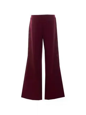 TWINSET Logo-tape Wide-leg Trousers