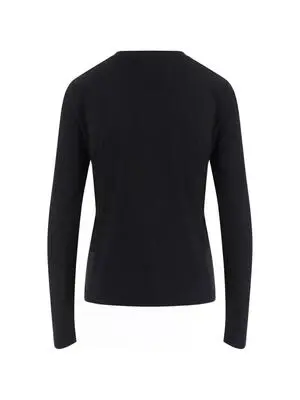Pinko Embellished Logo-patch Long-sleeve T-shirt