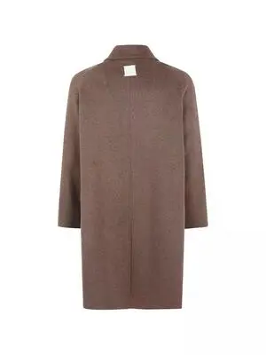 WOC Single-breasted Raglan-sleeve Coat