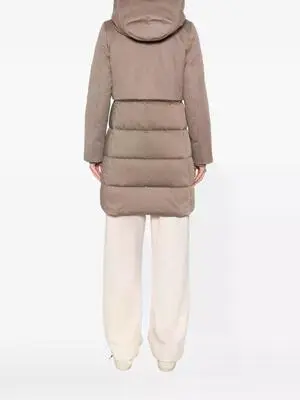 DUNO Padded-panel Hooded Coat