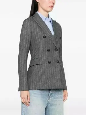 CIRCOLO 1901 Double-breasted Pinstripe Blazer