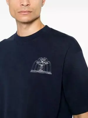 Drole De Monsieur Fountain T-shirt - Blue